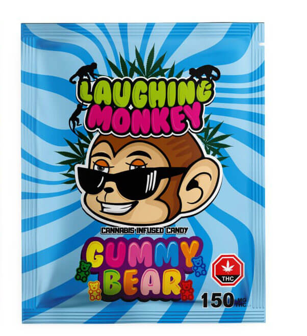 Laughing Monkey Gummy Bear (150 MG) - Buy THC Edibles Online