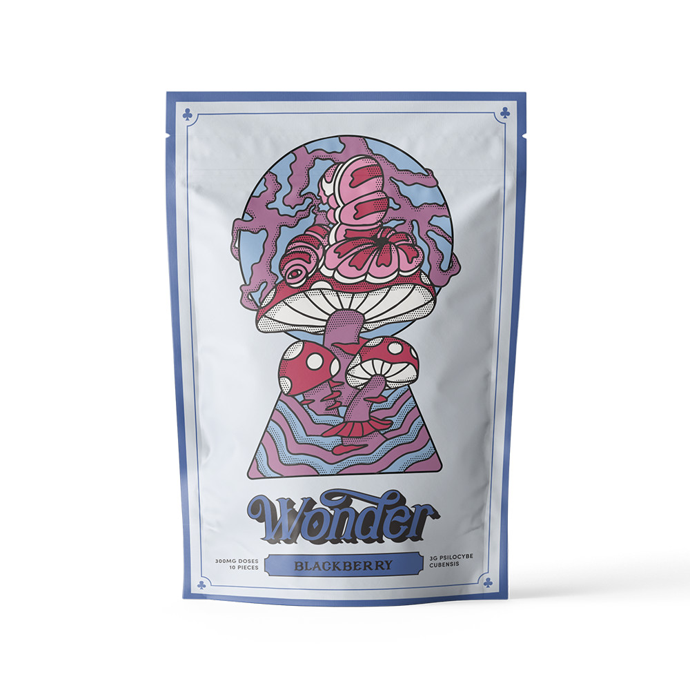 Wonder Psilocybin Gummies - Blackberry - Buy Shrooms CannabudPost