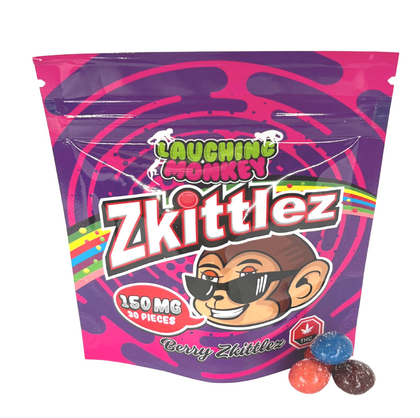 Laughing Monkey Zkittlez - Buy Edibles Online - CannabudPost