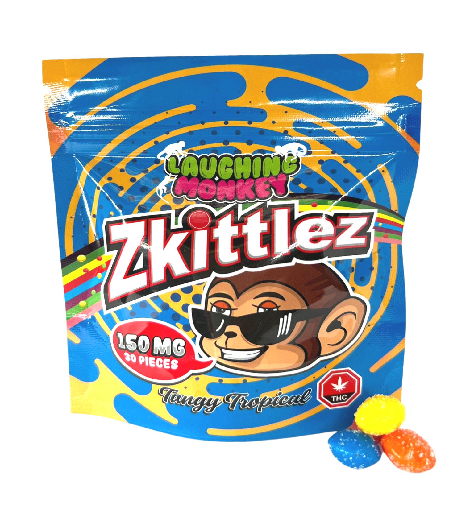 Laughing Monkey Zkittlez - Buy Edibles Online - CannabudPost