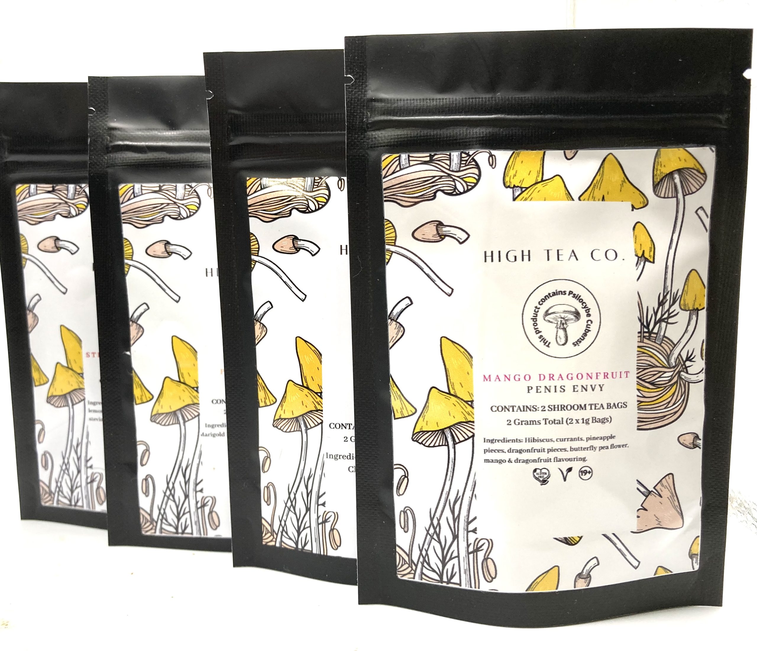 High Tea Co - Magic Mushroom Tea 2 grams - Buy Shroom Edibles Online
