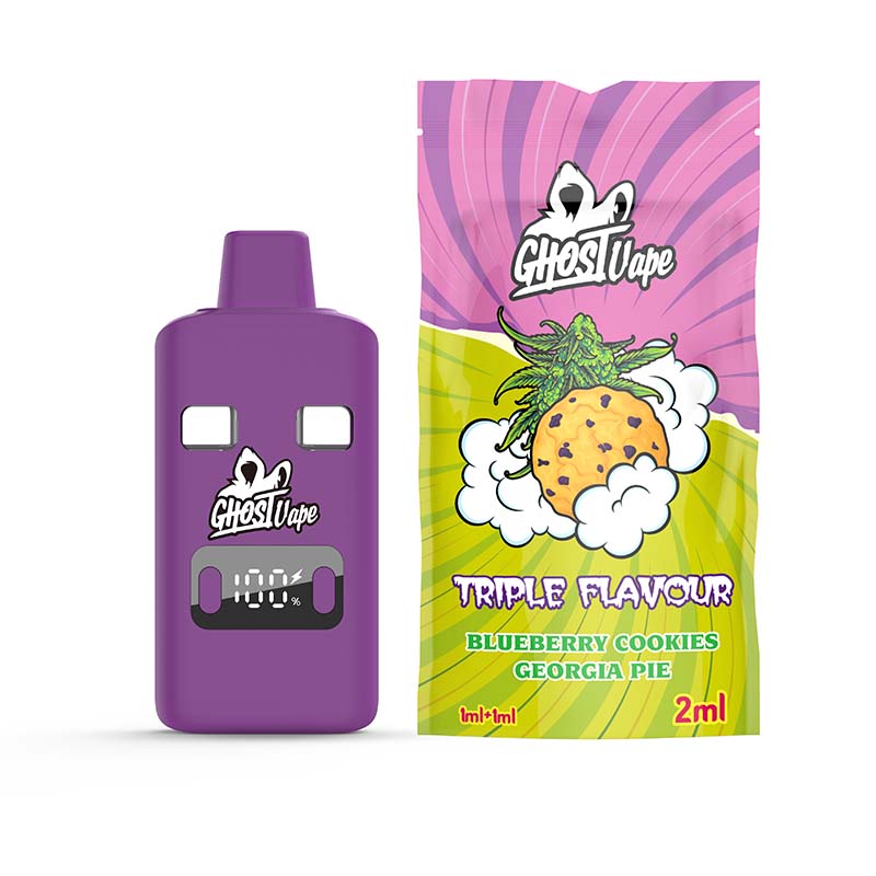 Ghost Vape -Blueberry Cookies and Georgia Pie - 2G - CannabudPost