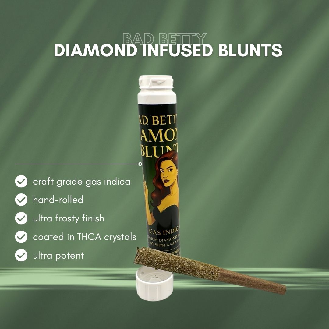 Bad Betty - Buy Diamond Infused Pre-Rolls Online - CannabudPOst